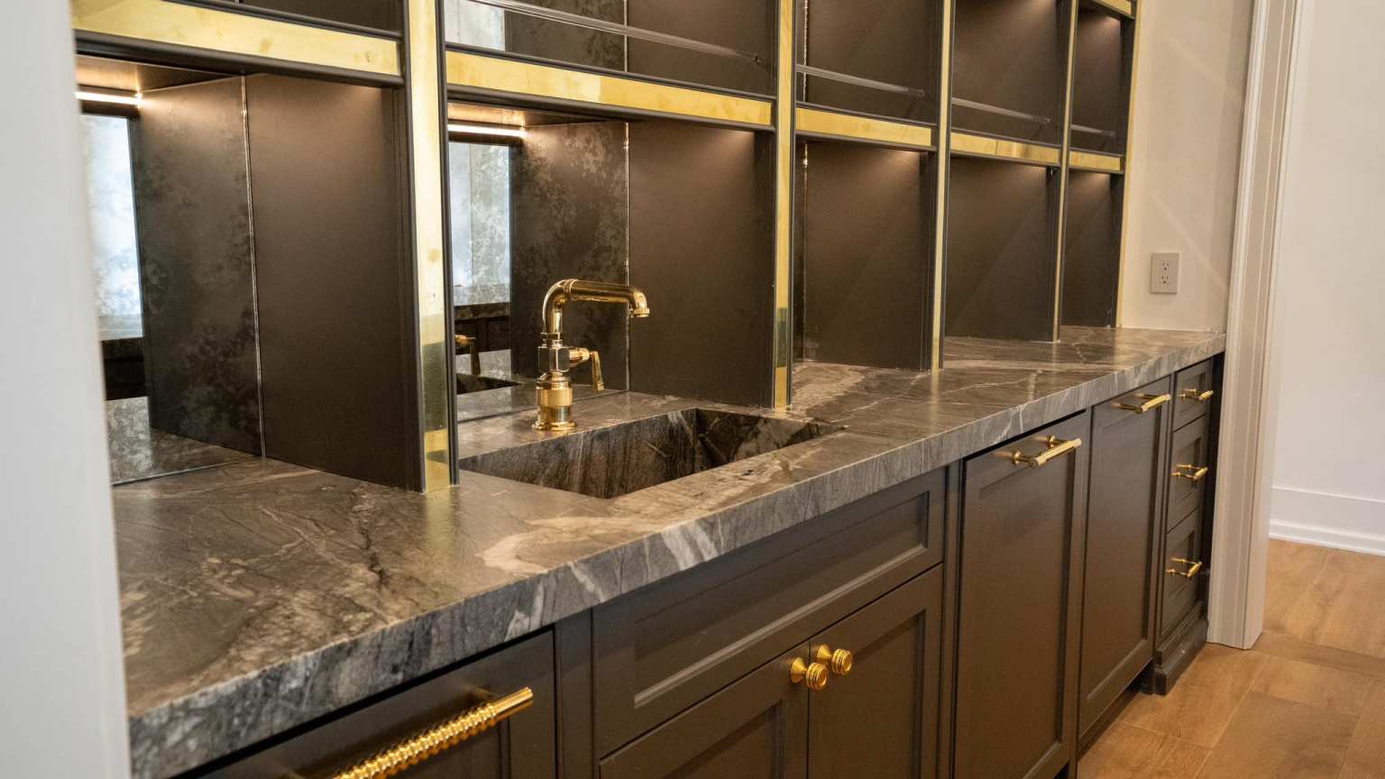 Residential Bar Area Projects - Yellowstone Marble & Granite