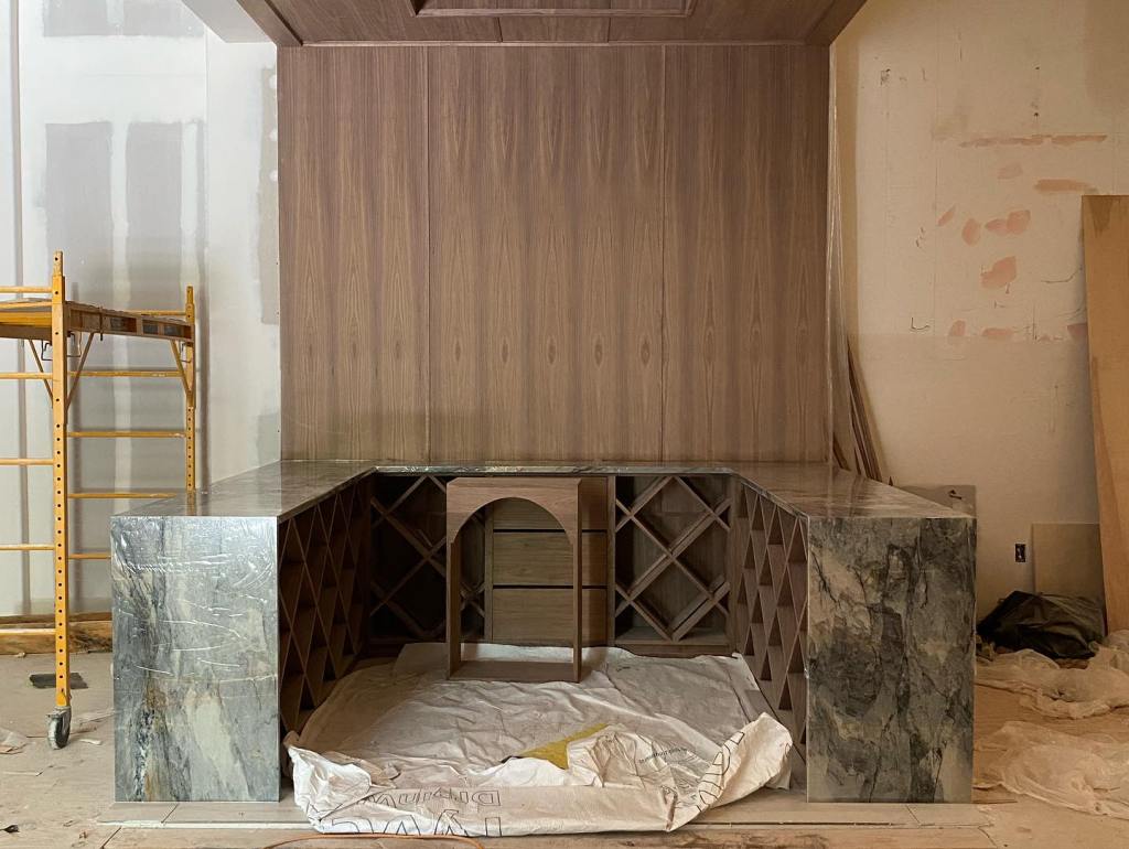 Residential Bar Area Projects - Yellowstone Marble & Granite